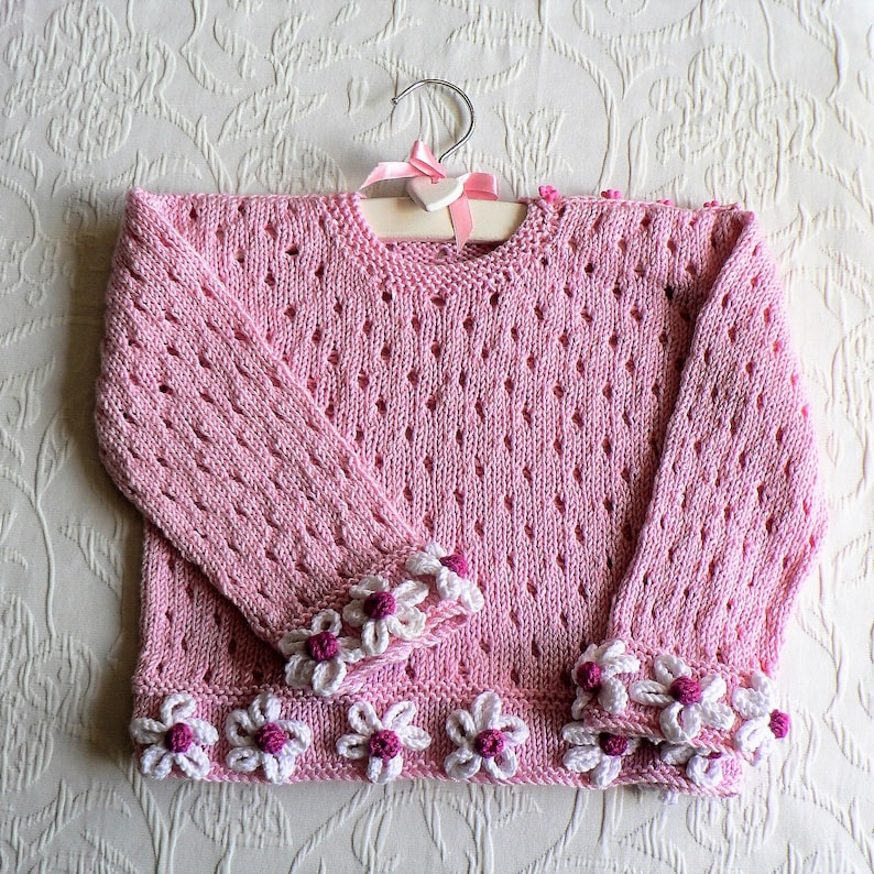 Daisy Days Knitting Pattern - Etsy