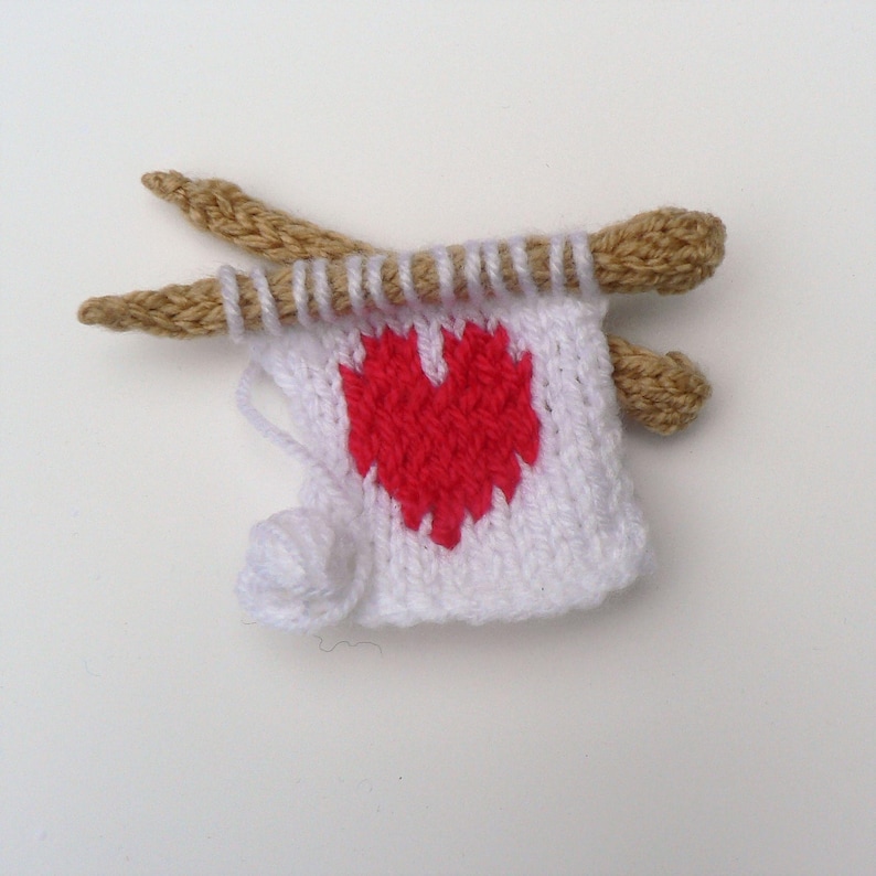 Knitting Pins Knitted Brooches Knitting Pattern - Etsy