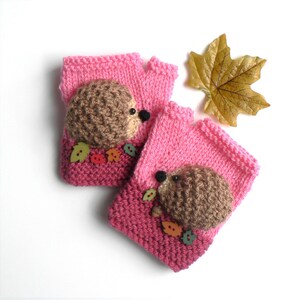 Hedgehog Mittens Knitting Pattern - Etsy