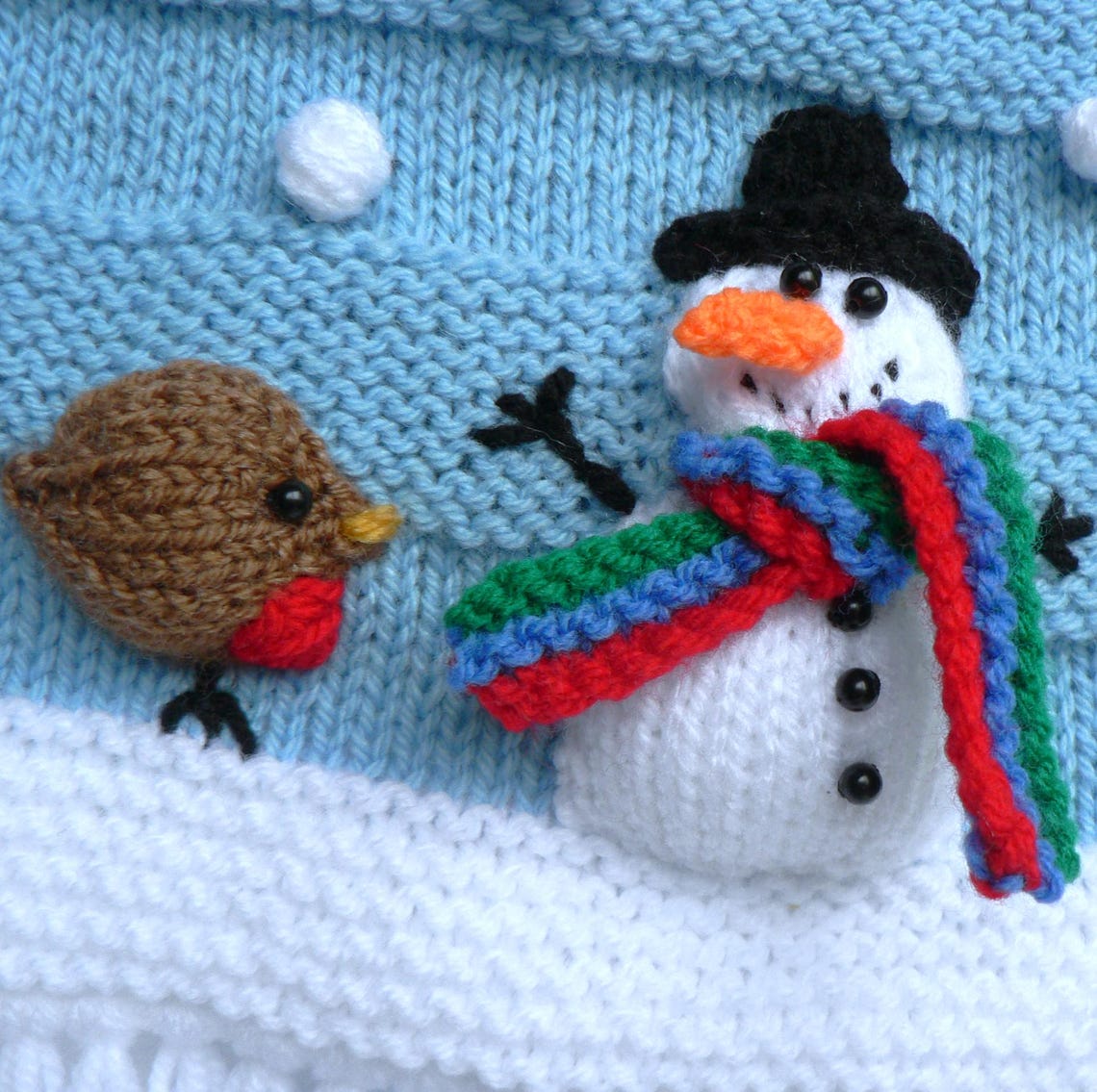 Let It Snow Knitting Pattern - Etsy