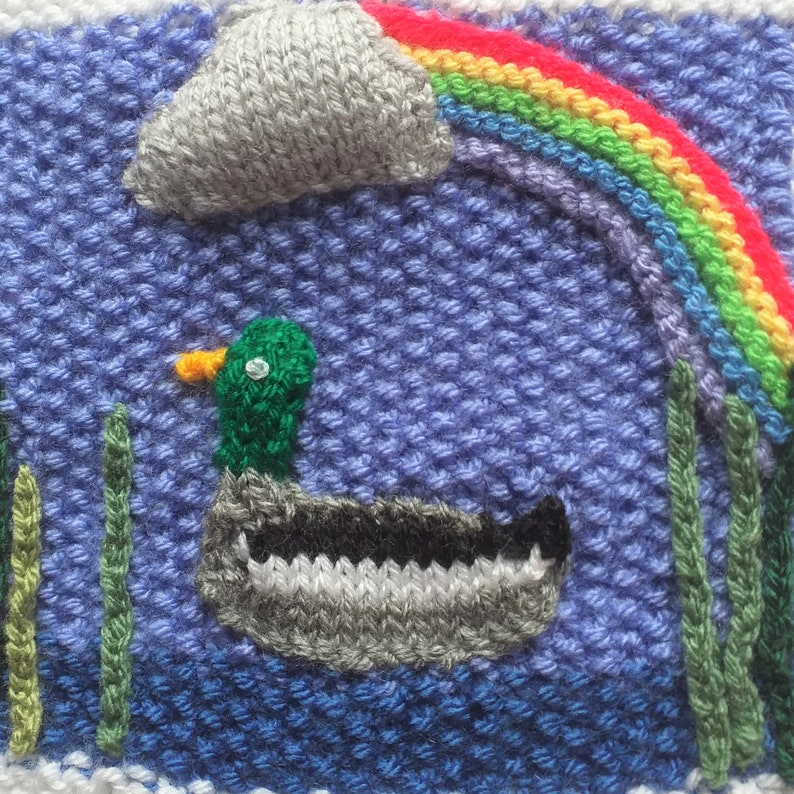 THE YEAR ROUND Calendar Blanket Knitting Pattern - Etsy