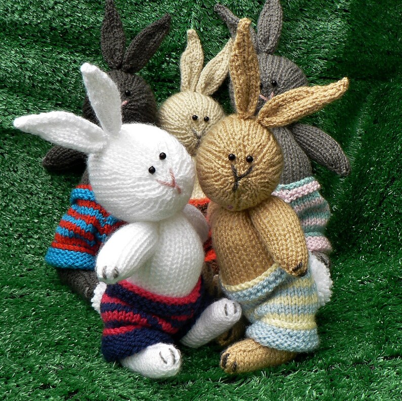 Bunny Kin Knitting Pattern | Etsy