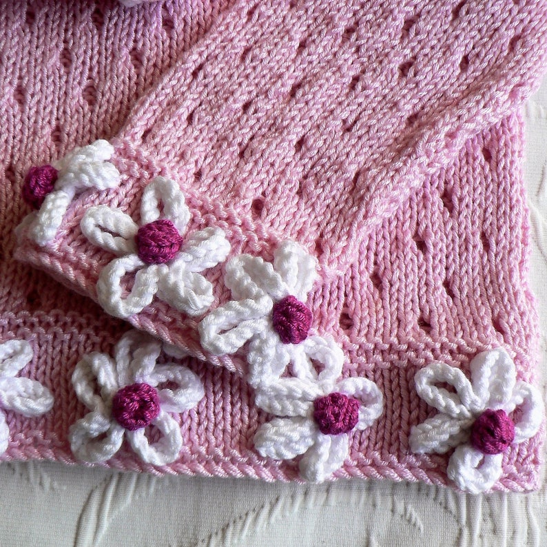 Daisy Days Knitting Pattern - Etsy