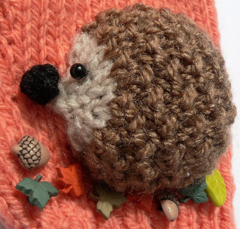 Hedgehog Mittens Knitting Pattern - Etsy