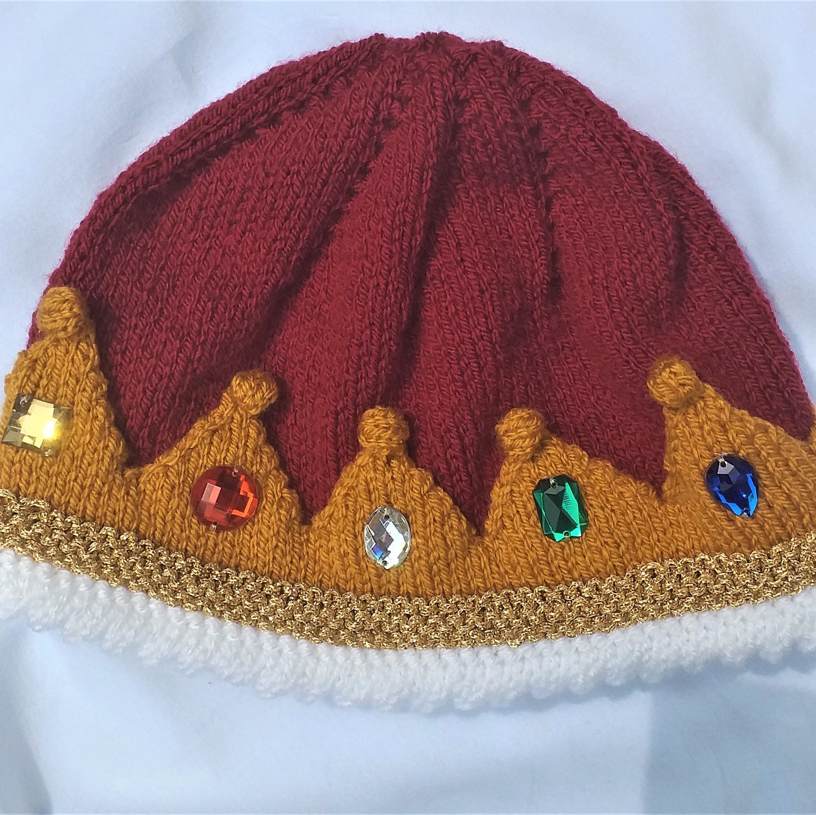 The Royal Beanie Knitting Pattern - Etsy