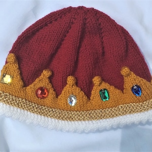 The Royal Beanie Knitting Pattern - Etsy