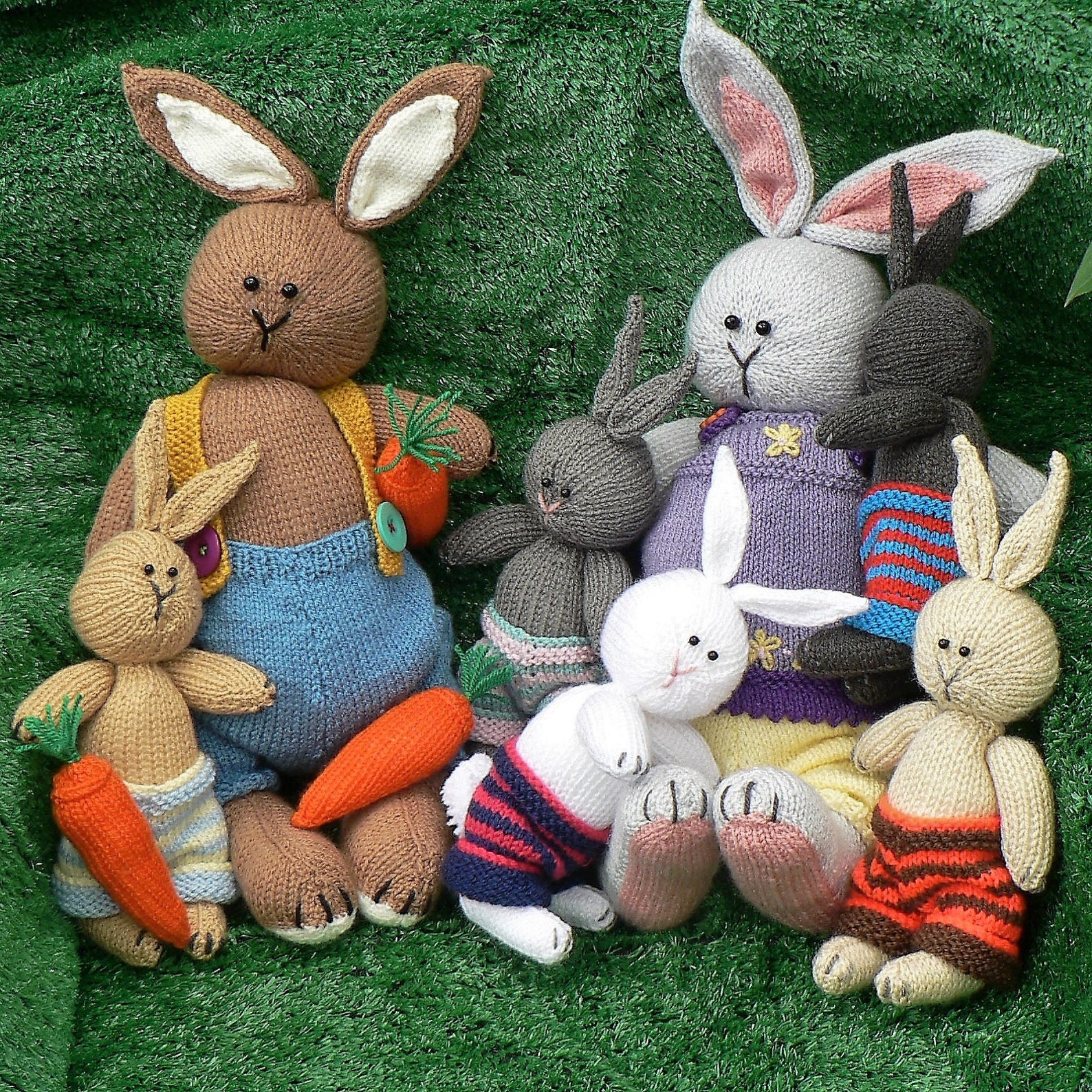 Bunny Kin Knitting Pattern - Etsy