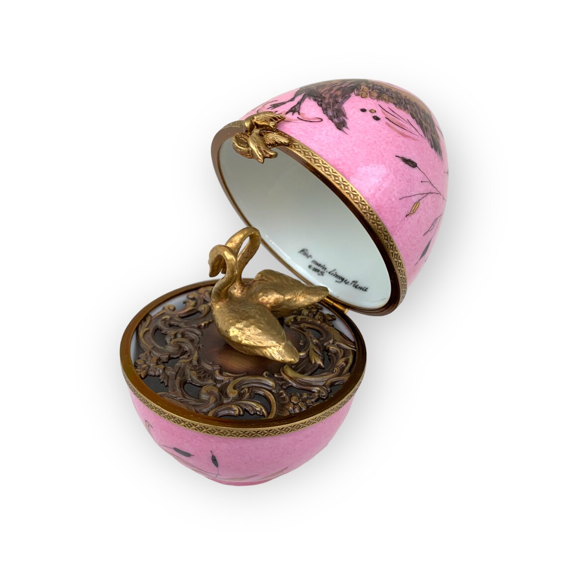 A Precious Egg, the Two Swans in Love Dance Gracefully on the Lake ...