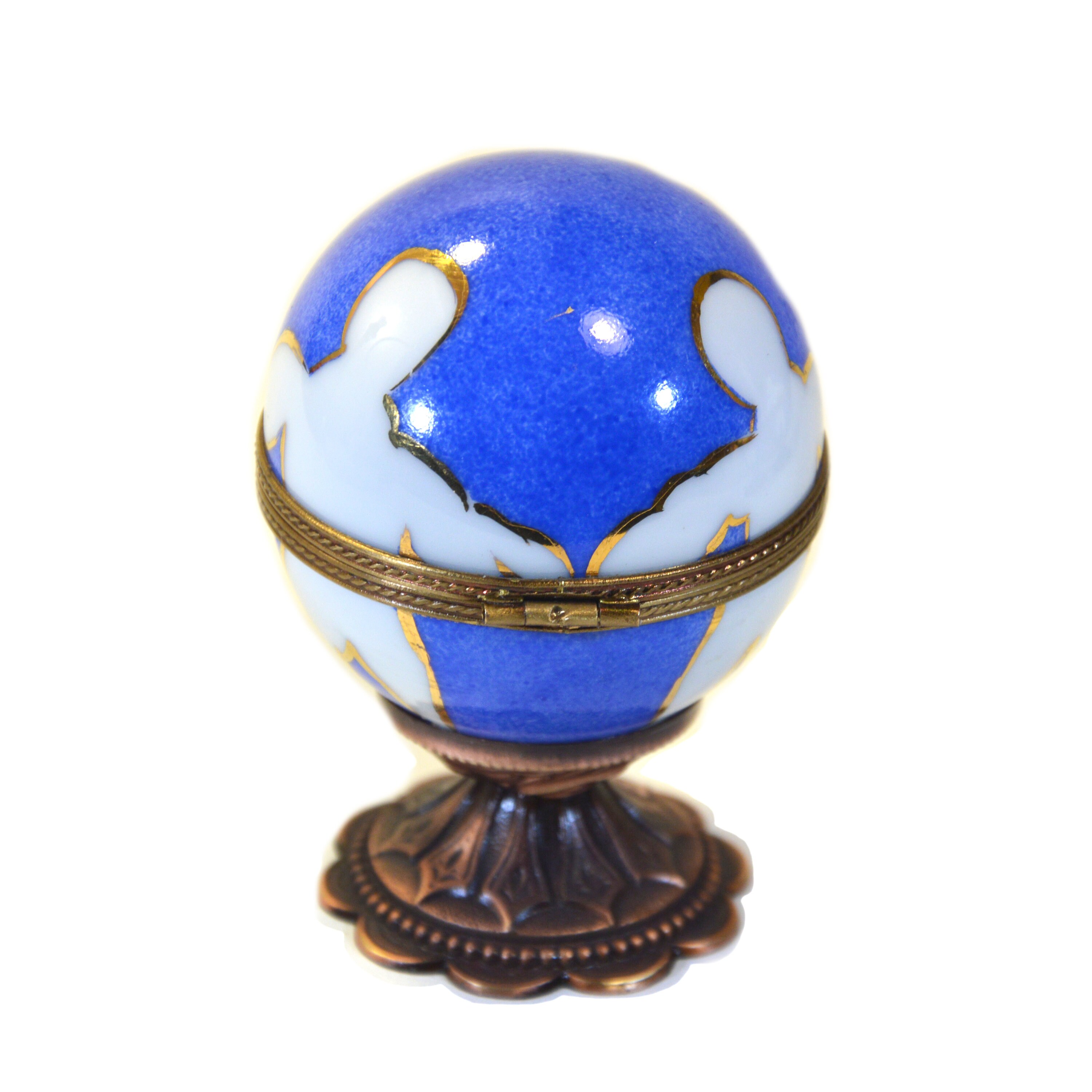 Blue Music Box With Mini Car. French Original and Unique Gift From the ...