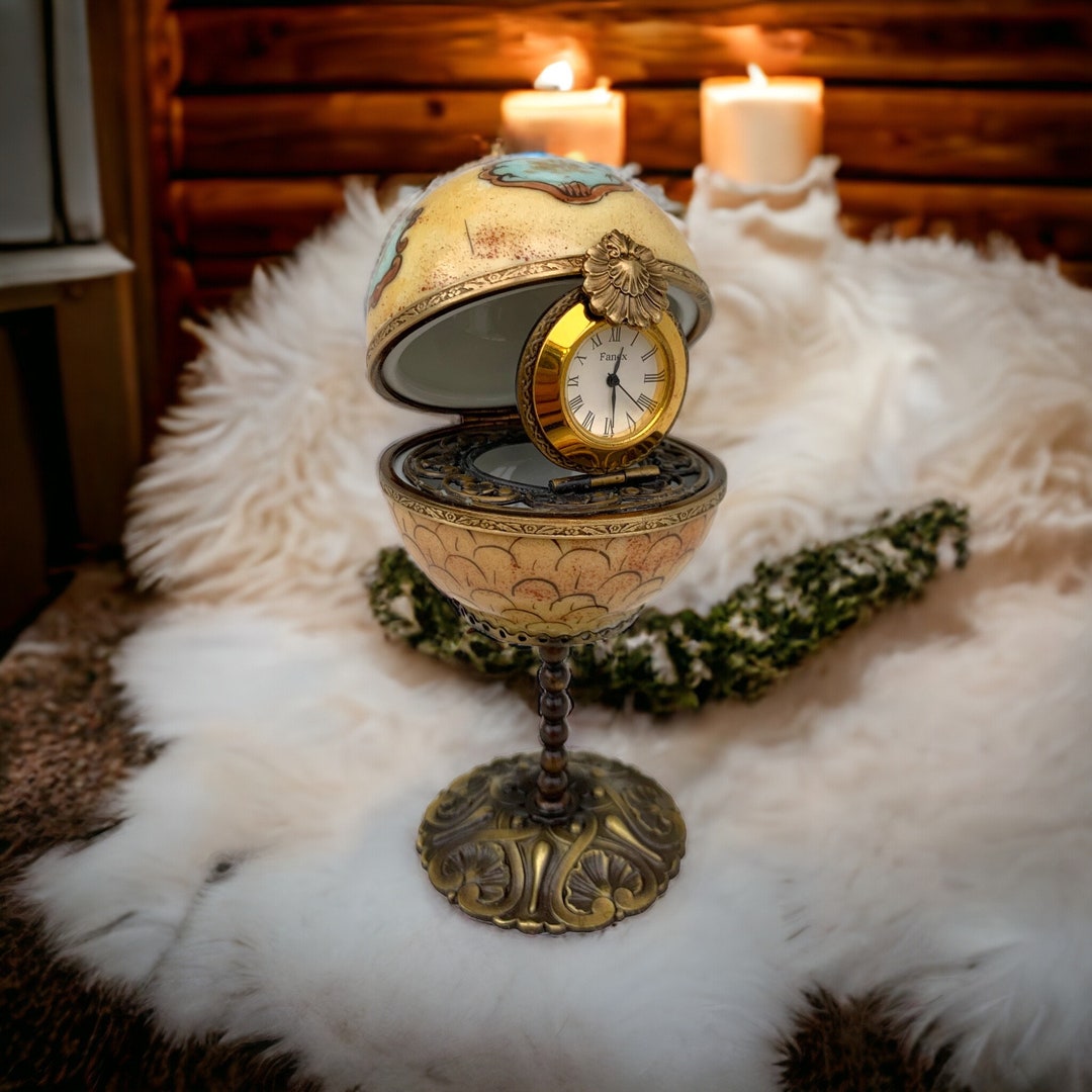 A Limoges Porcelain Ball, Like an Immutable Clock, Ticks off Time With ...