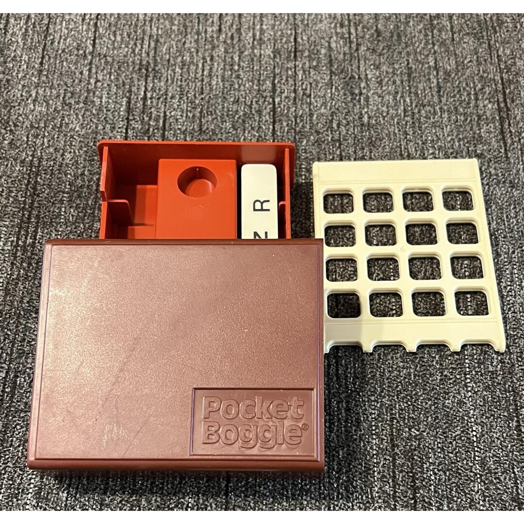 1980 Vintage Parker Brothers Travel Pocket Boggle Word Game Very Good ...