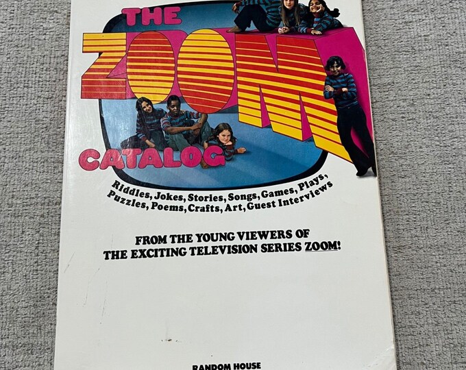 The Zoom Catalog Vintage Book 1972 PBS Series for Kids SASE Boston Mass ...