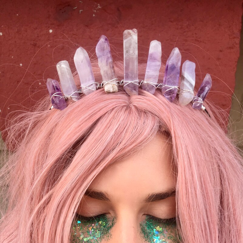 Amethyst Crown - Etsy
