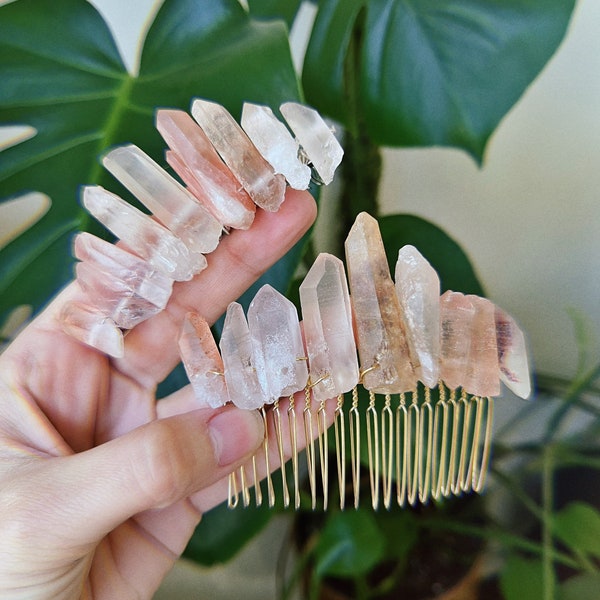 Quartz Hair Clip - Etsy