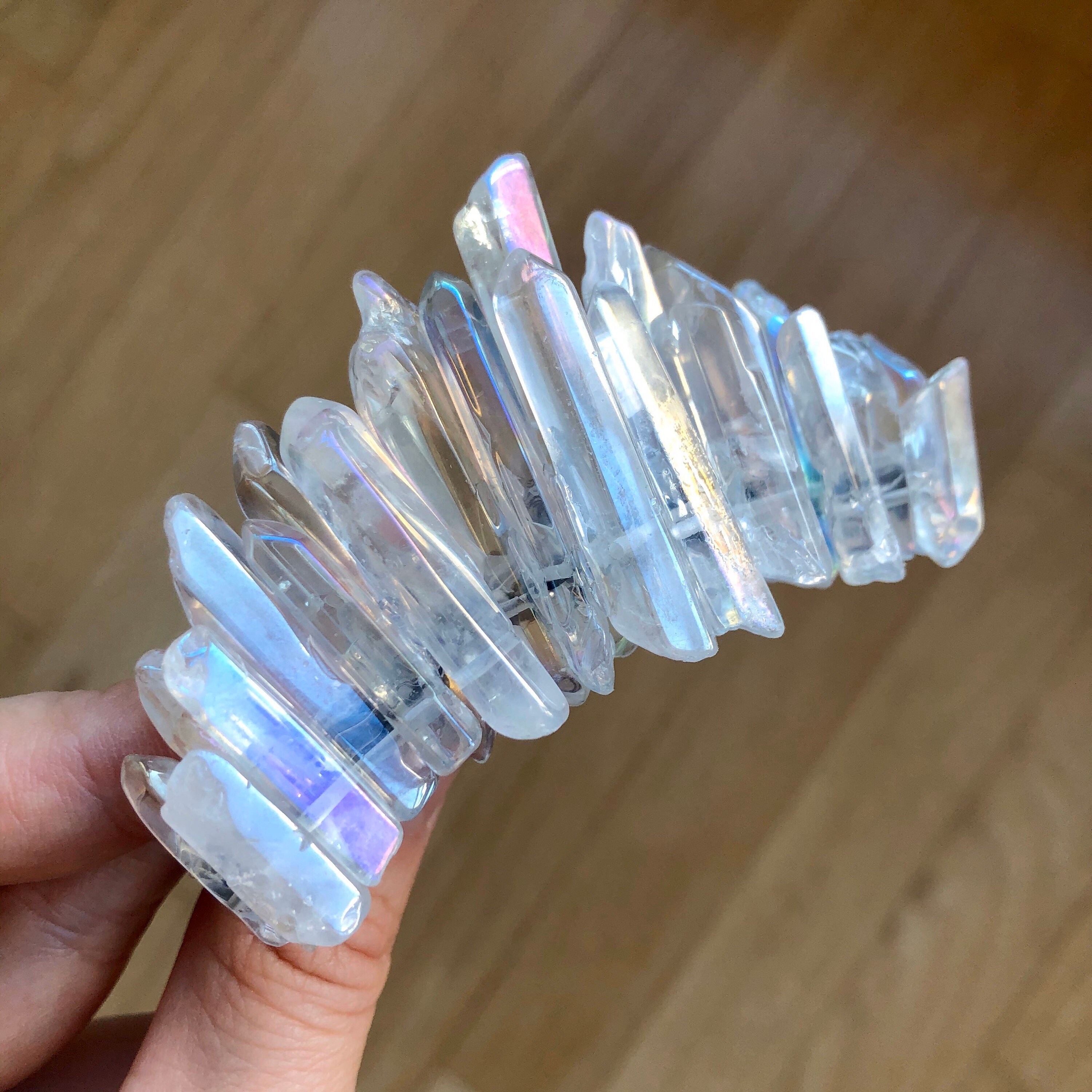 Baby Pixie Fairy Tiara clear Crystal Quartz Hair Comb - Etsy UK
