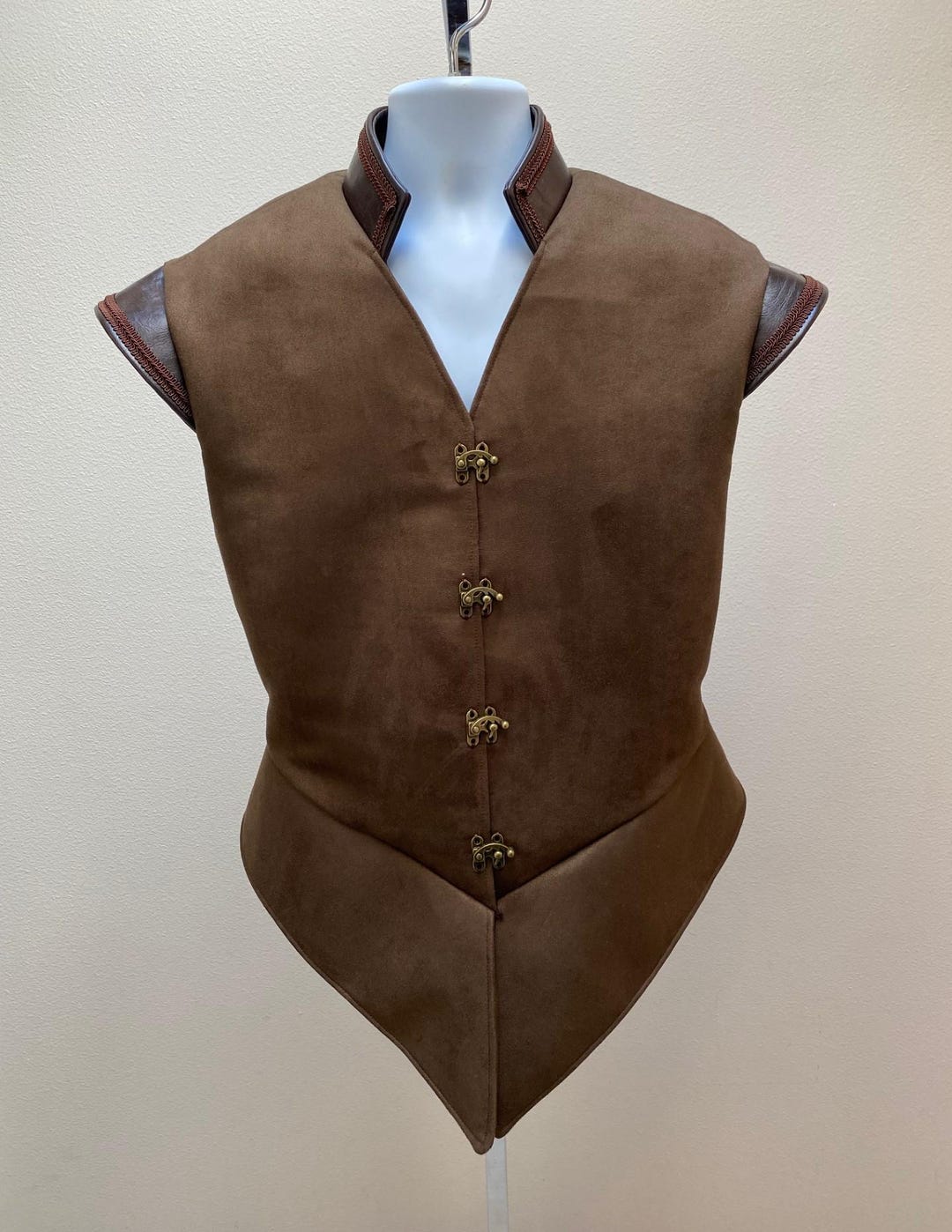 New Men's Brown Renaissance Medieval Elizabethan Revolutionary Pirate ...