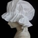Adult Victorian Renaissance Colonial White Cotton Muffin Mop Hat Cap ...