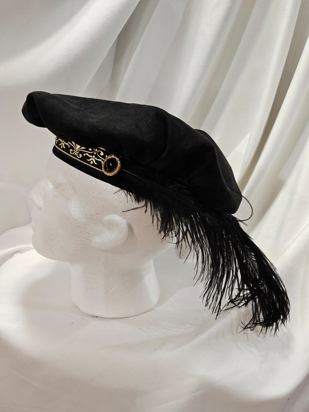 New Renaissance Medieval Tudor Elizabethan Muffin Poet Floppy Hat of ...