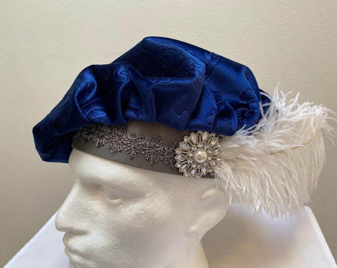 New Adult Renaissance Medieval Tudor Elizabethan Cosplay Blue Velvet ...