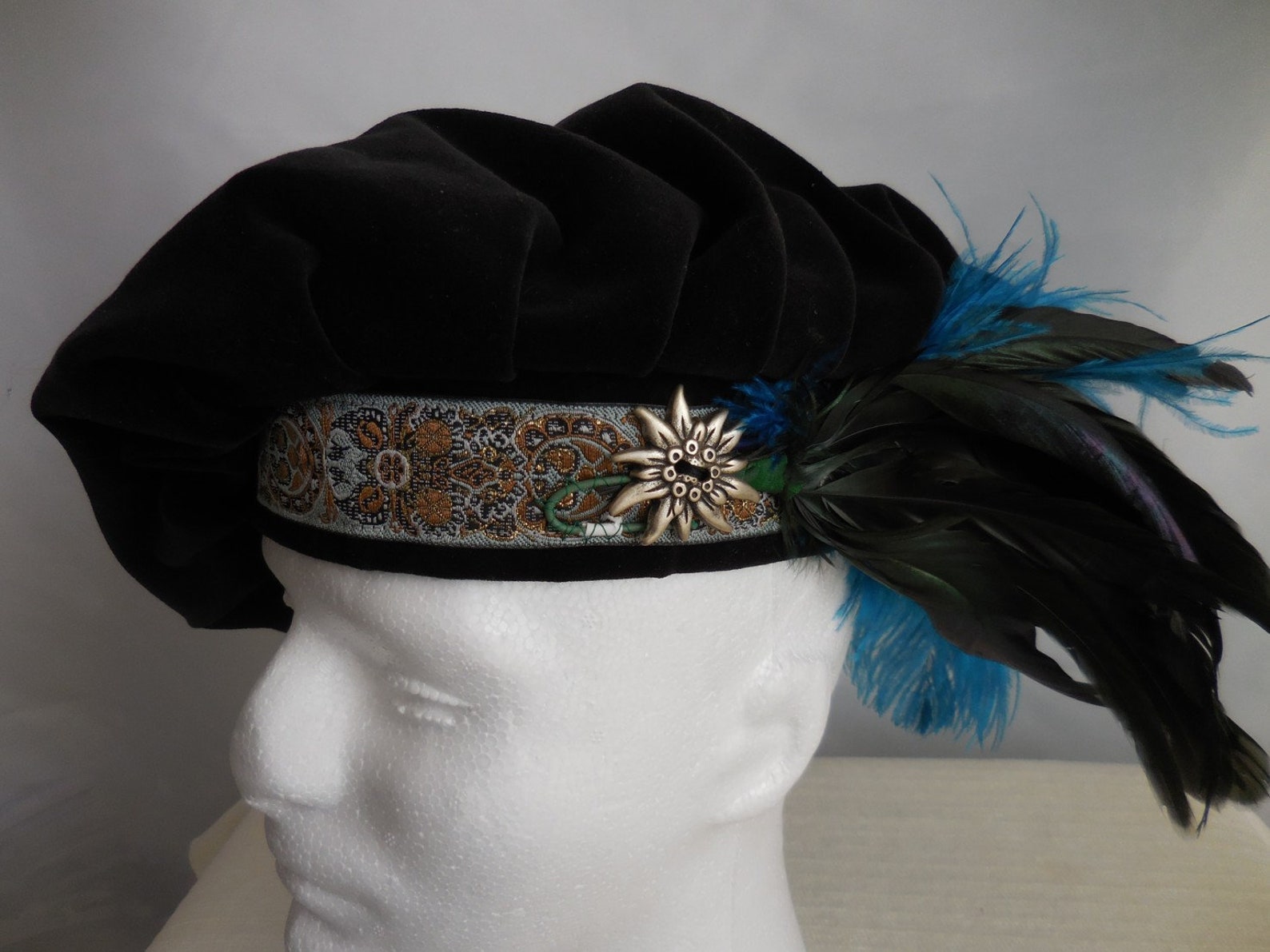 New Adult Renaissance Medieval Tudor Elizabethan Cosplay Black - Etsy