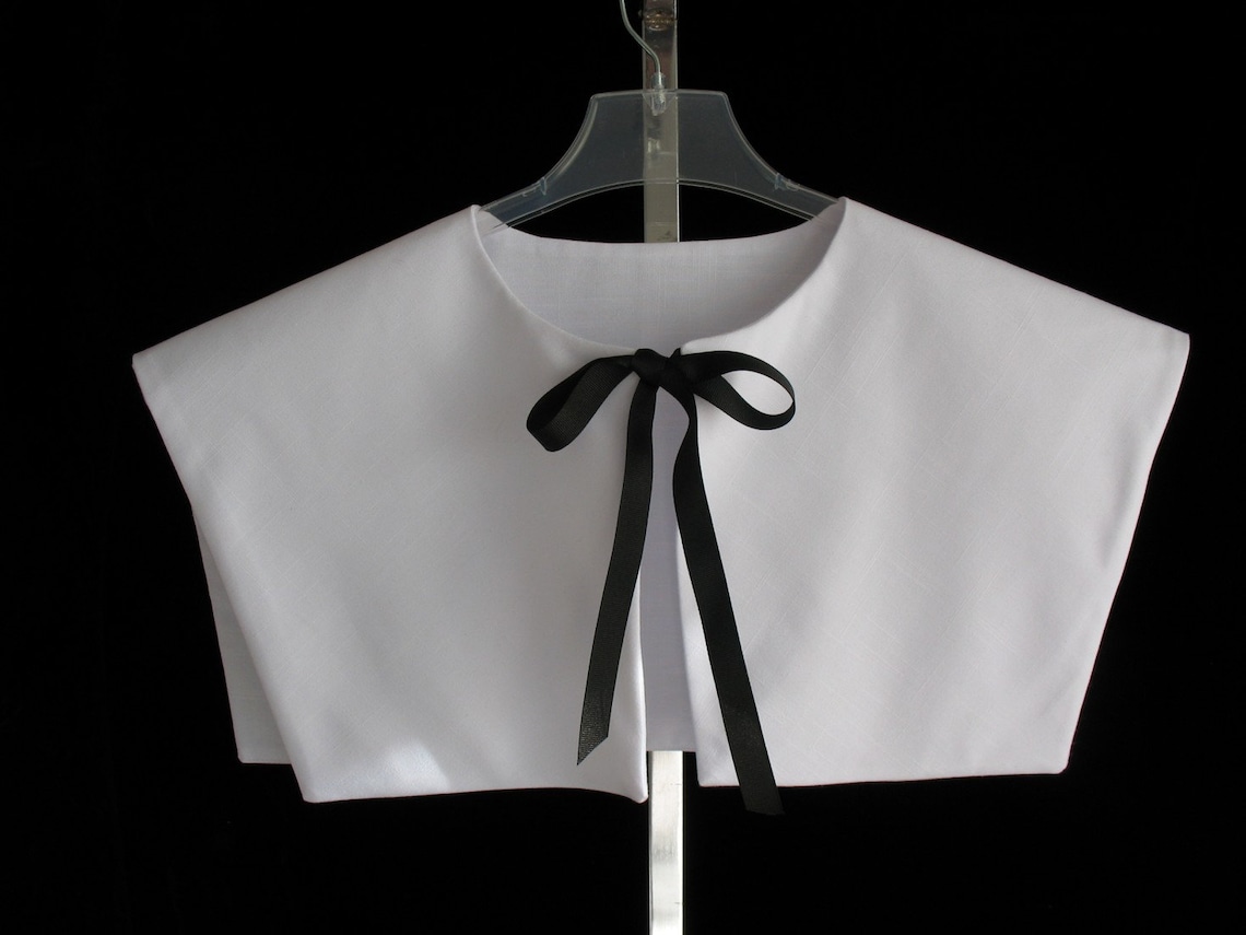 Adult Men's Pilgrim Colonial John Carver White Cotton Fabric Collar - Etsy