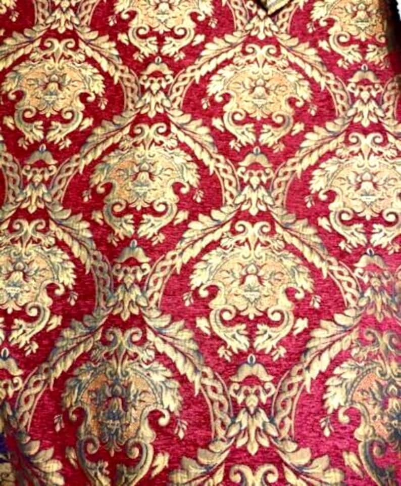 Authentic Renaissance Medieval Tudor Elizabethan King Royal Brocade ...