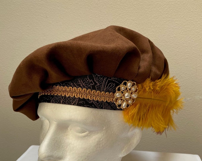 New Adult Renaissance Medieval Tudor Elizabethan Royal Pirate Brown ...