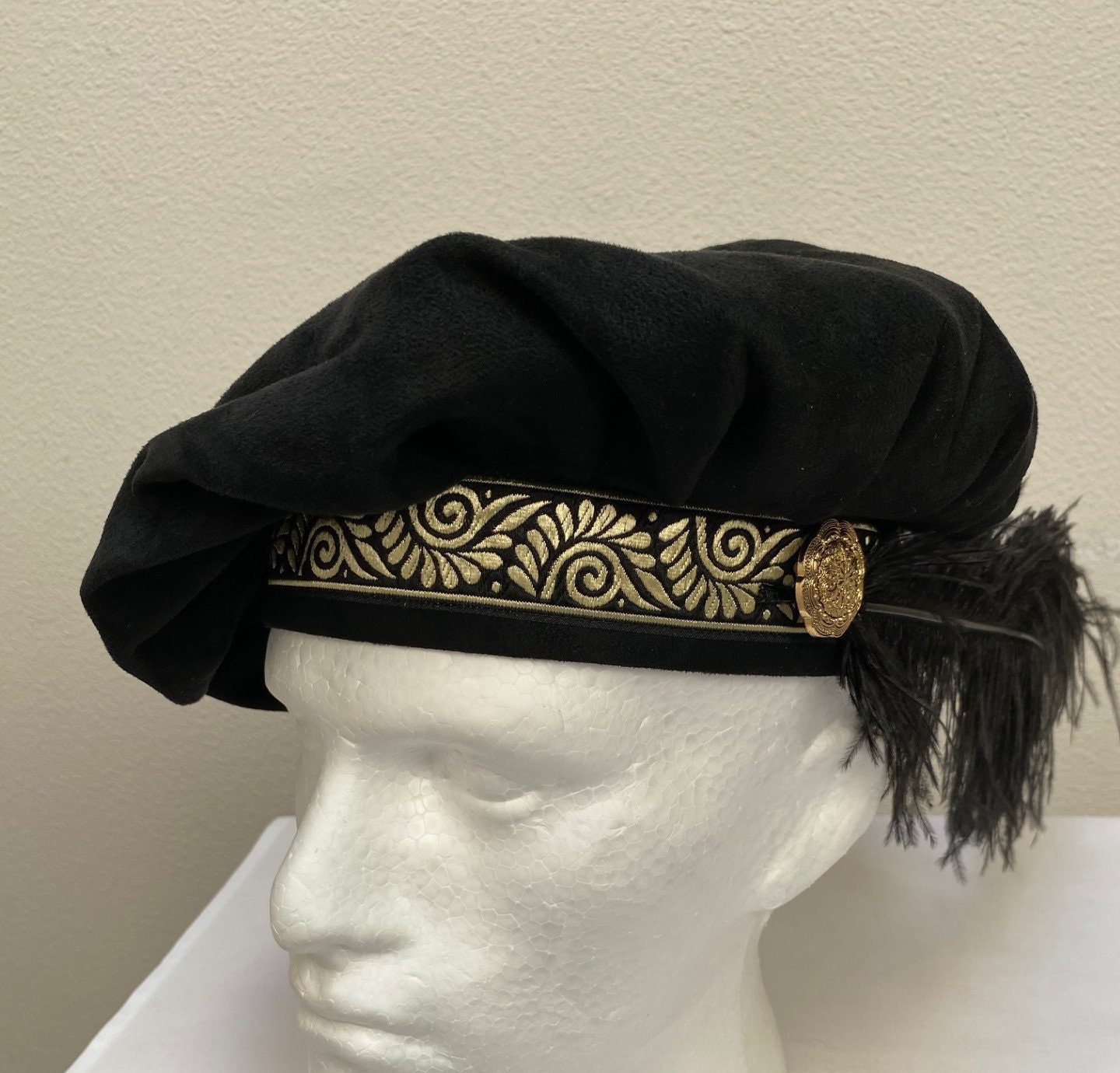 New Adult Renaissance Medieval Tudor Elizabethan Revolutionary Black ...