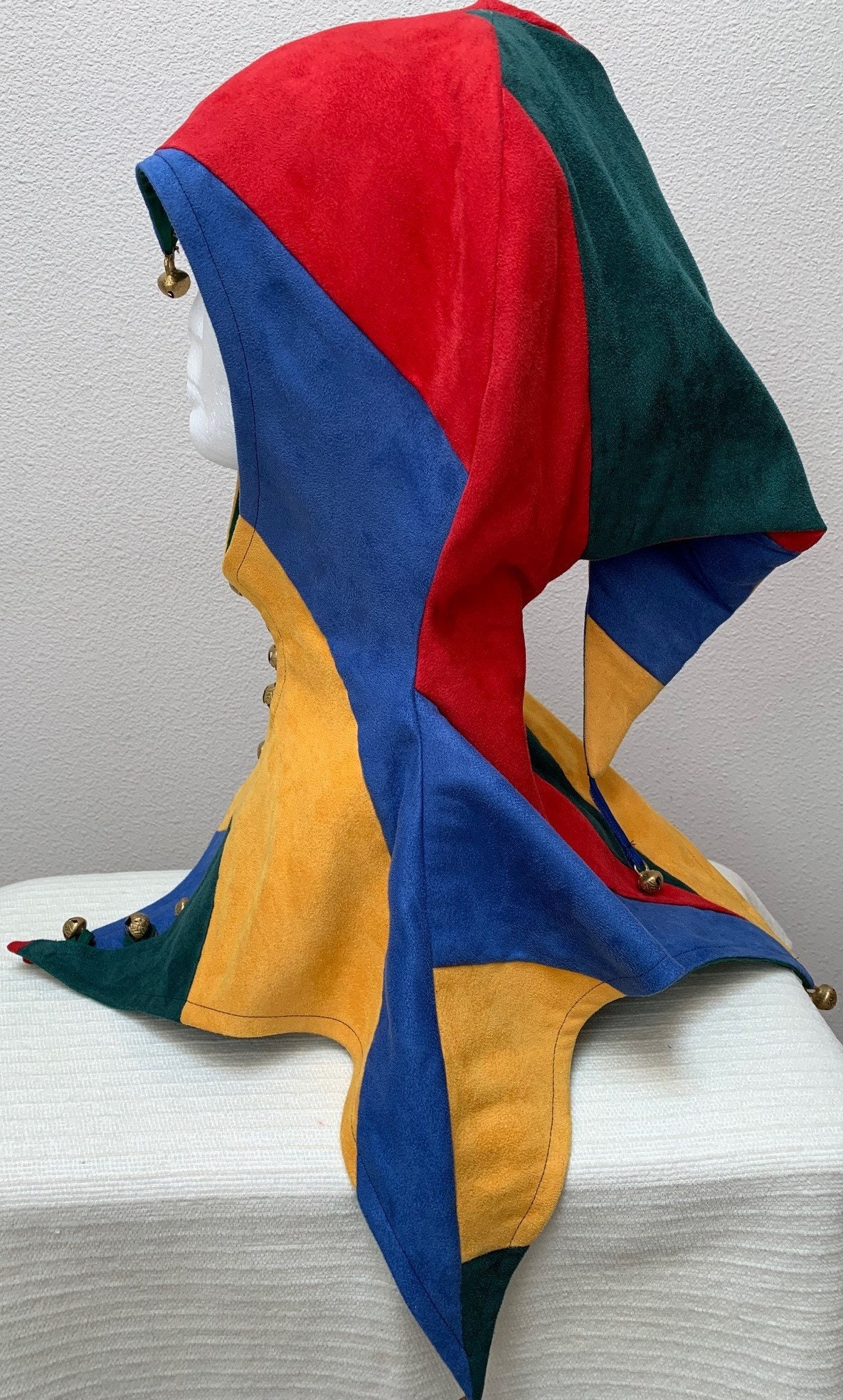 New adult Renaissance Medieval Tudor royal jester clown hat | Etsy