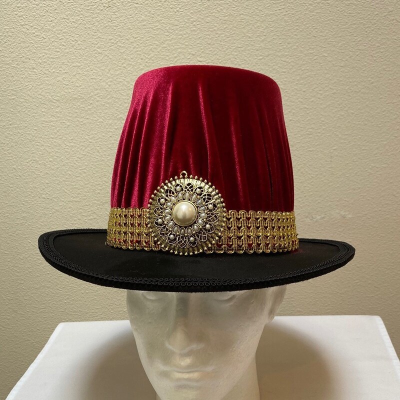 Velvet Top Hat - Etsy