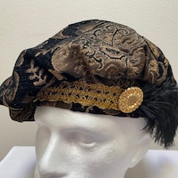 Tudor Elizabethan Flat Cap Pattern by Queta's Closet Pat. No.107 - Etsy