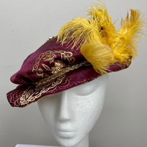 New Women's Renaissance Medieval Elizabethan Victorian Soft Brim ...