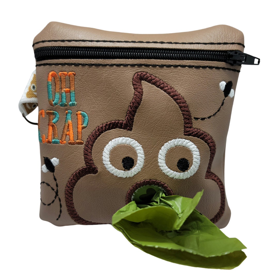 Dog Poop Bag Holder With Hook Clip for Leash Oh Crap Dog Waste Bag Dog ...