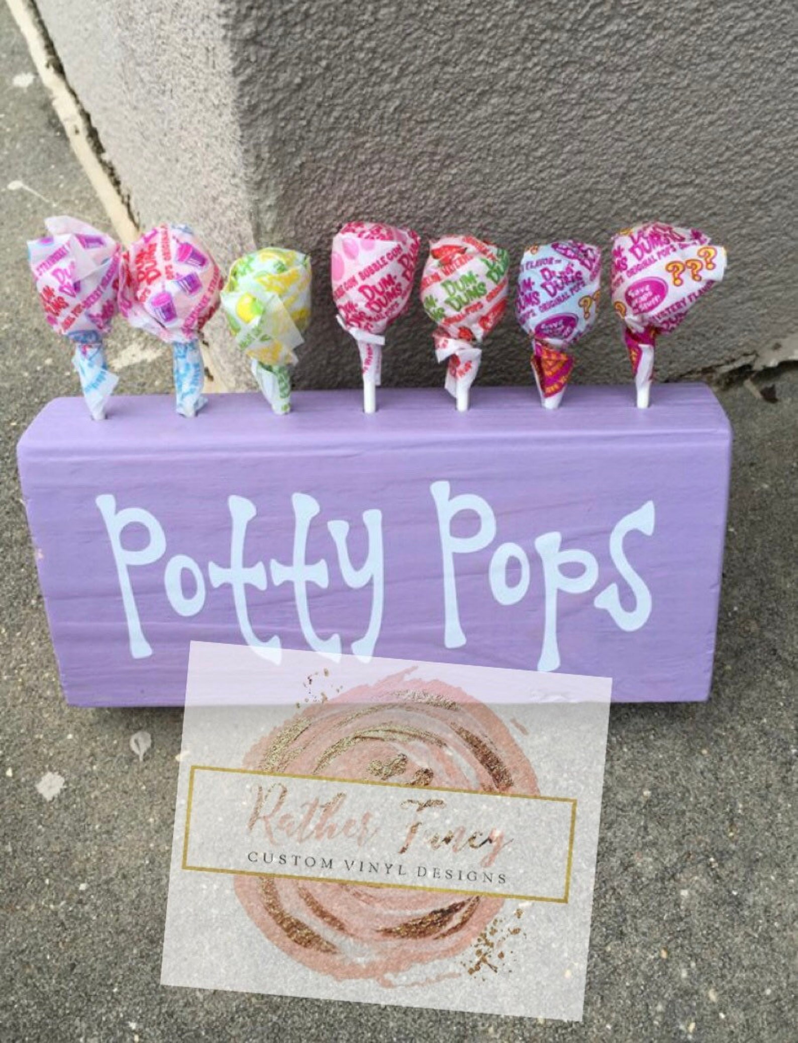 Potty Pops Sign, Potty Training Aid, Potty Award, Potty Training Reward ...