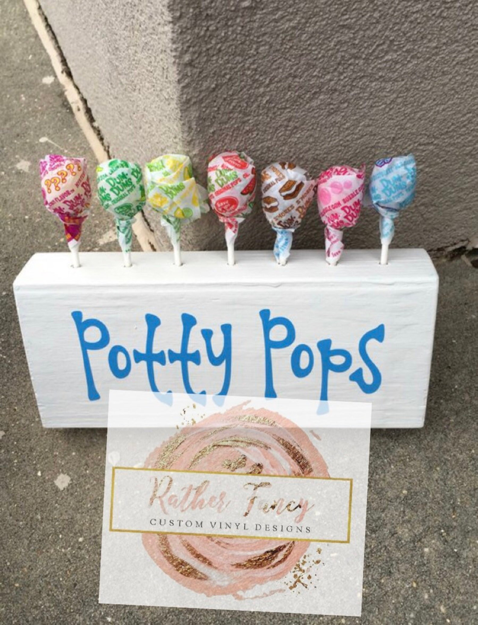 Potty Pops Sign, Potty Training Aid, Potty Award, Potty Training Reward ...