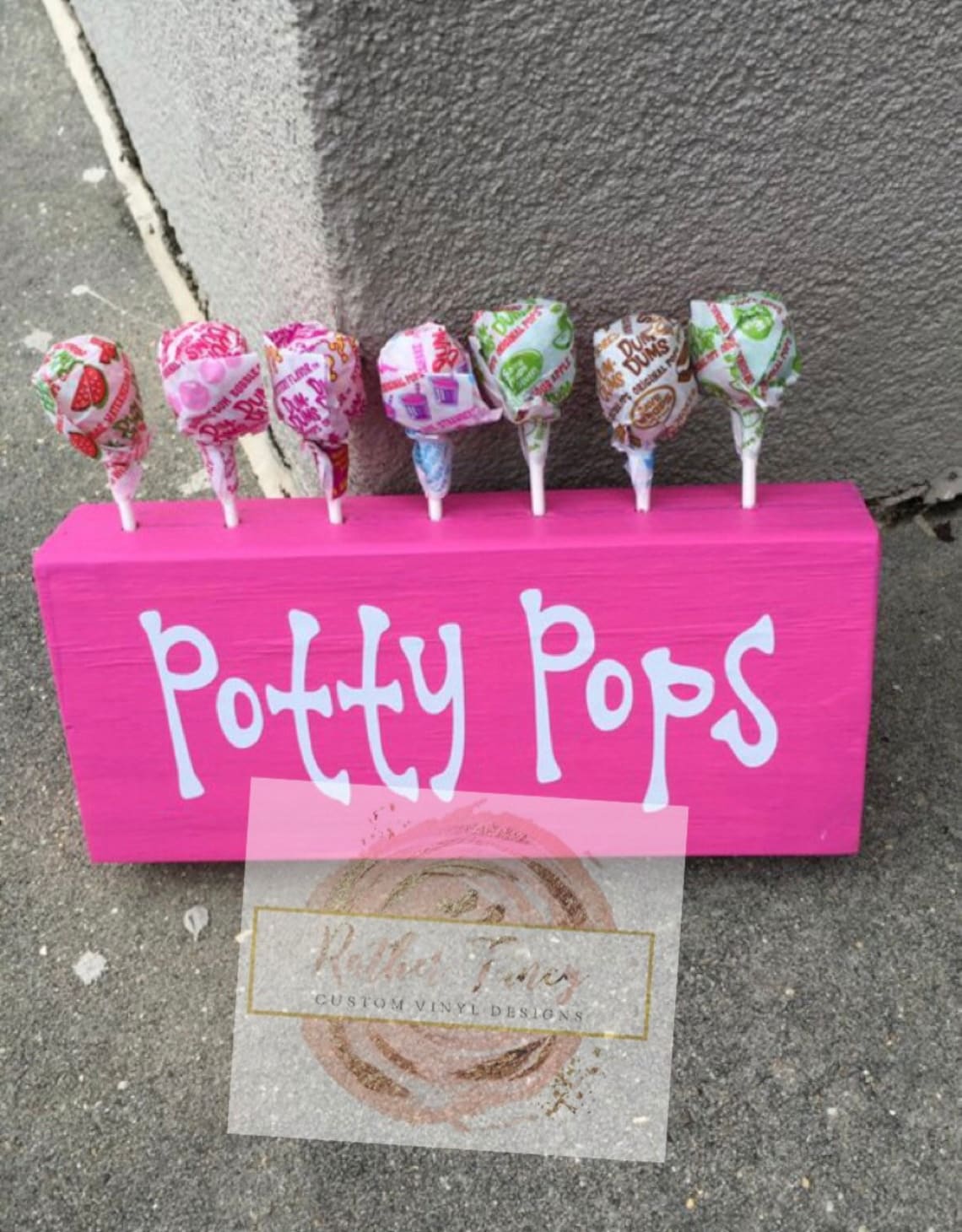 Potty Pops Sign, Potty Training Aid, Potty Award, Potty Training Reward ...