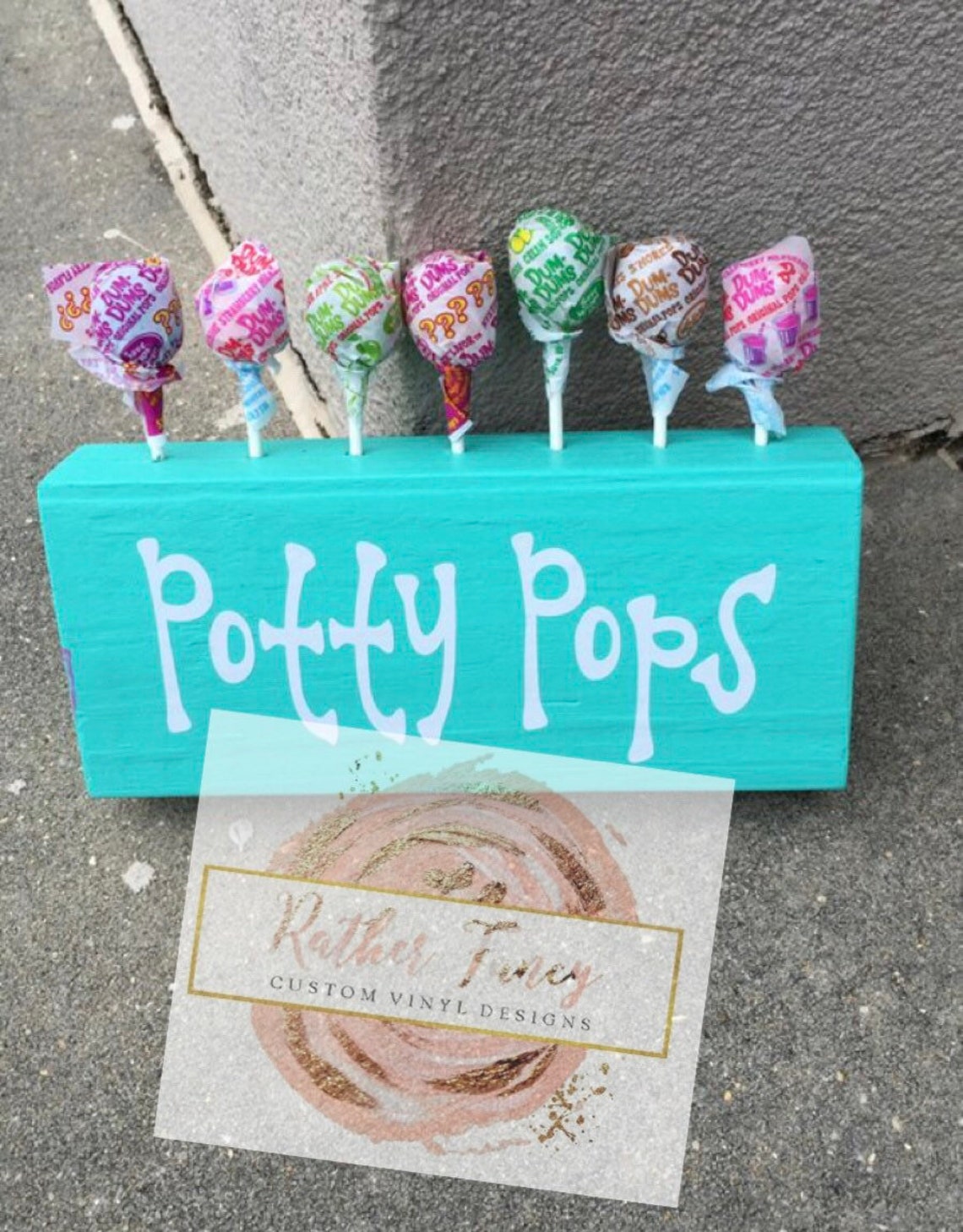 Potty Pops Sign, Potty Training Aid, Potty Award, Potty Training Reward ...