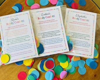 Ready Confetti Printable, Back to School, Night Before First Day ...