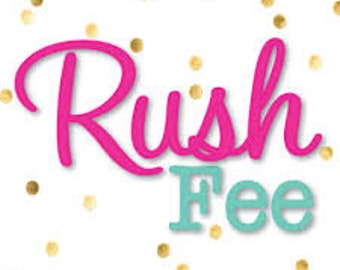 Rush Order Fee - Etsy