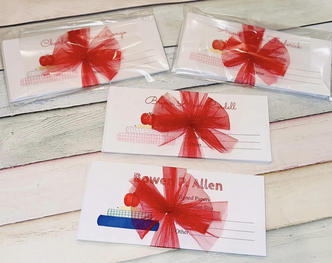 School Money Envelope | Lunch Money | School Supplies | School ...