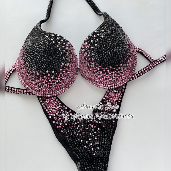 Rhinestone Bikini - Etsy
