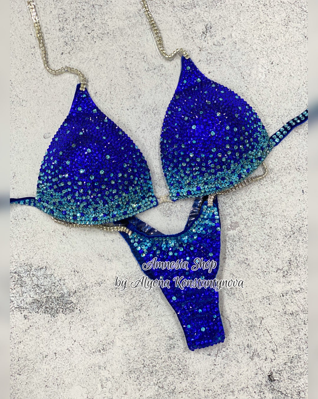 Competition Set - Rhinestone Fitness - NPC - IFBB - WBFF - Figure ...