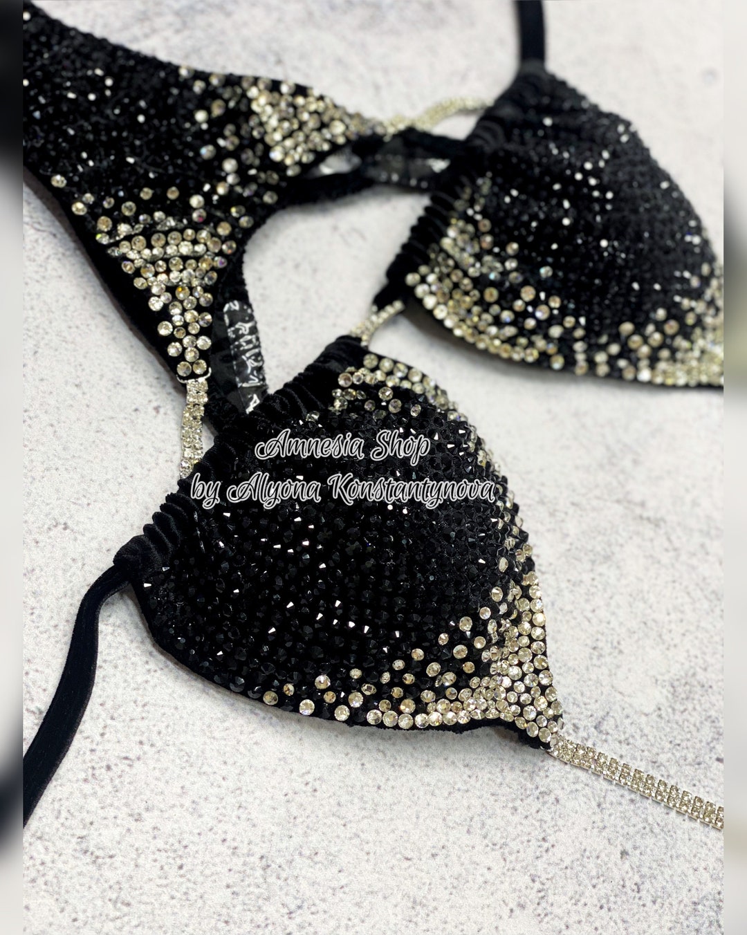 Competition Set - Rhinestone Fitness - NPC - IFBB - WBFF - Figure ...