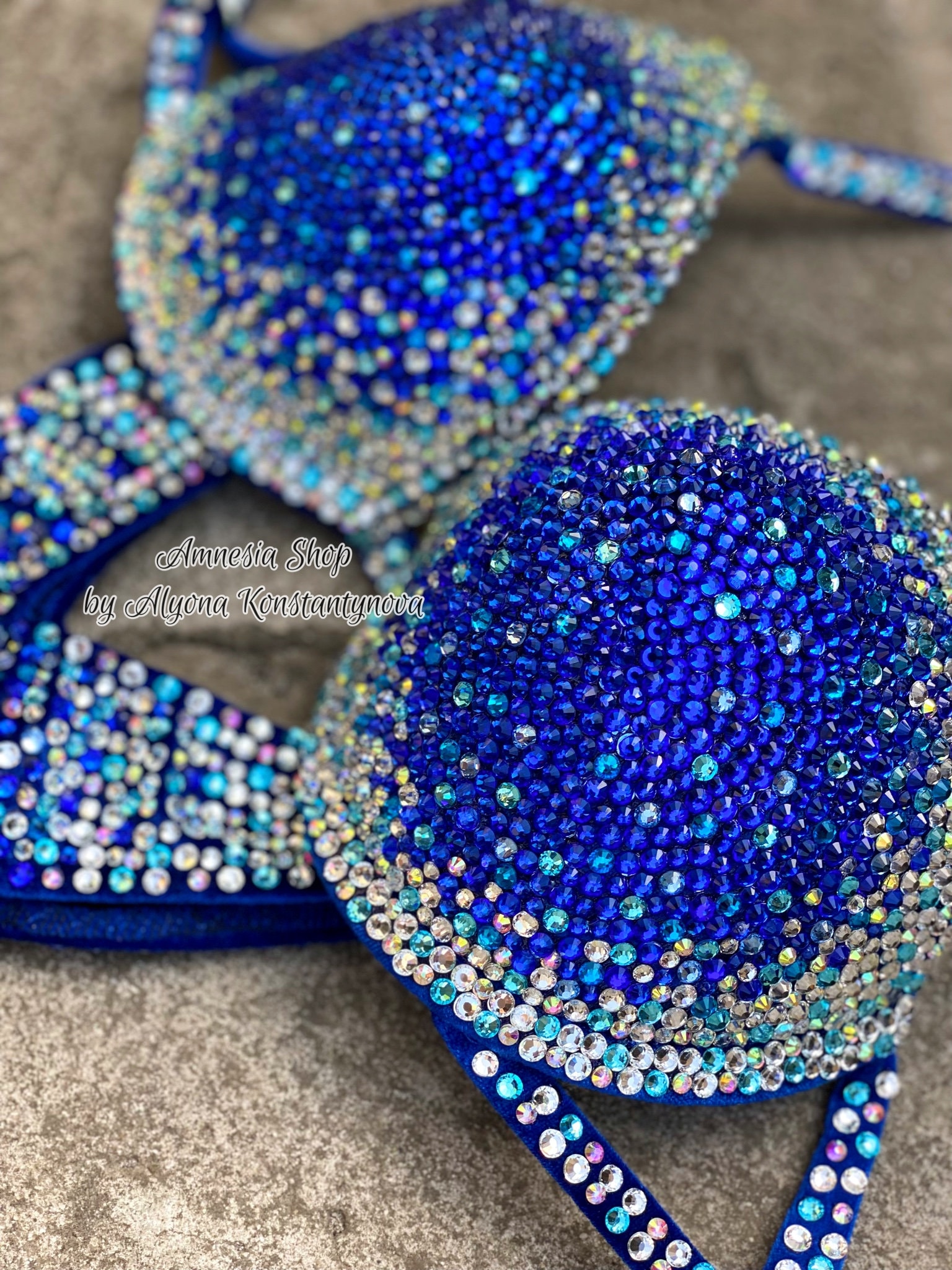 Competition Bikini Set - Rhinestone Fitness - NPC - IFBB - WBFF ...