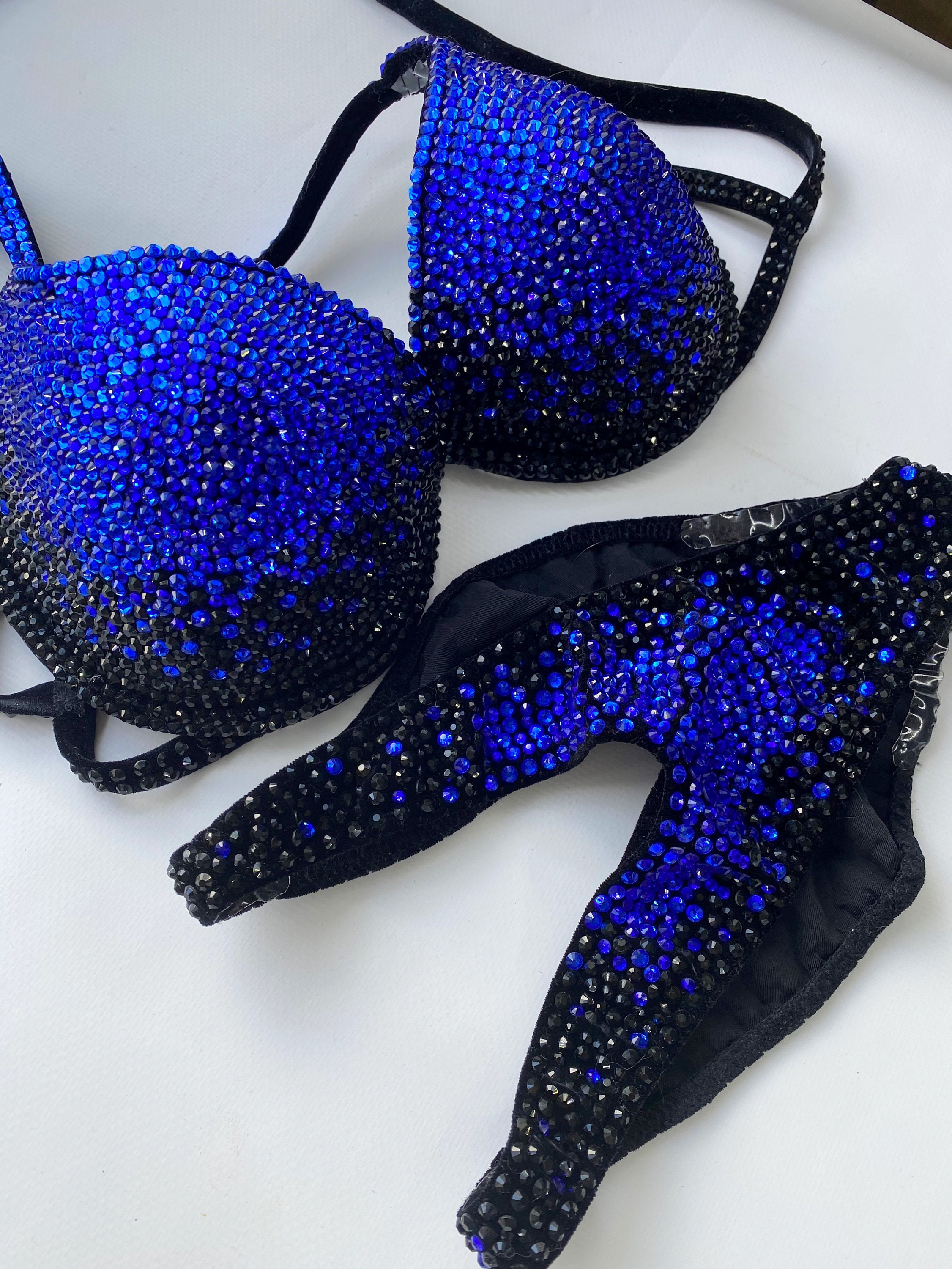Competition Bikini Set Rhinestone Fitness NPC IFBB | Etsy