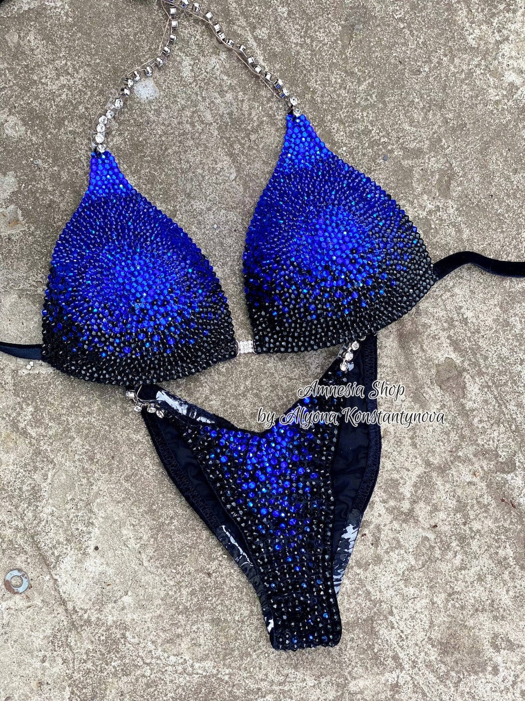 Competition Set - Rhinestone Fitness - NPC - IFBB - WBFF - Figure ...