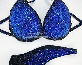 Competition Set Rhinestone Fitness NPC IFBB WBFF Figure Competition ...