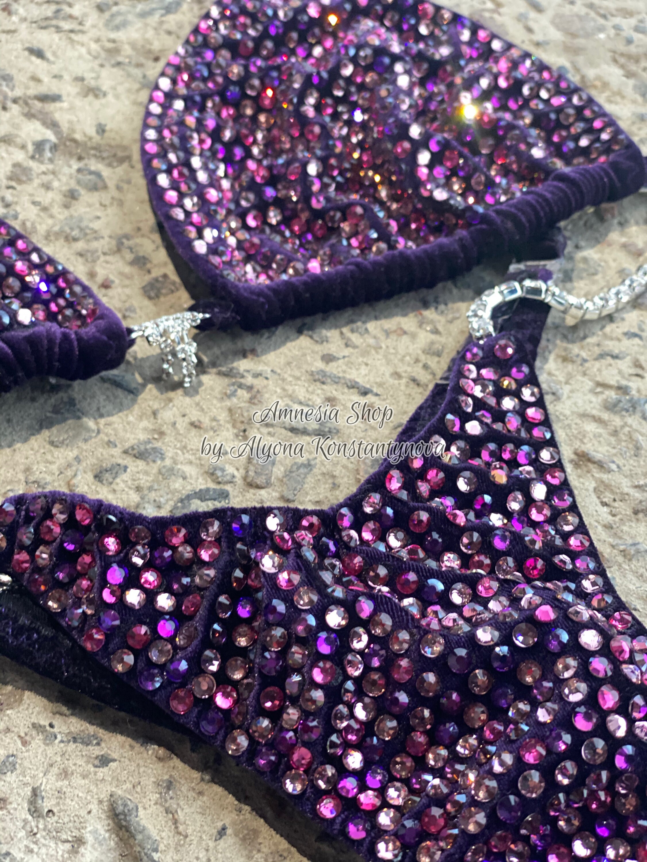 Competition Bikini Set - Rhinestone Fitness - NPC - IFBB - WBFF ...