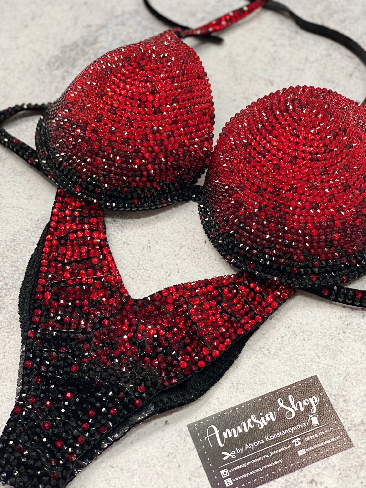 Competition Bikini Set - Rhinestone Fitness - Figure Bikini - IFBB ...