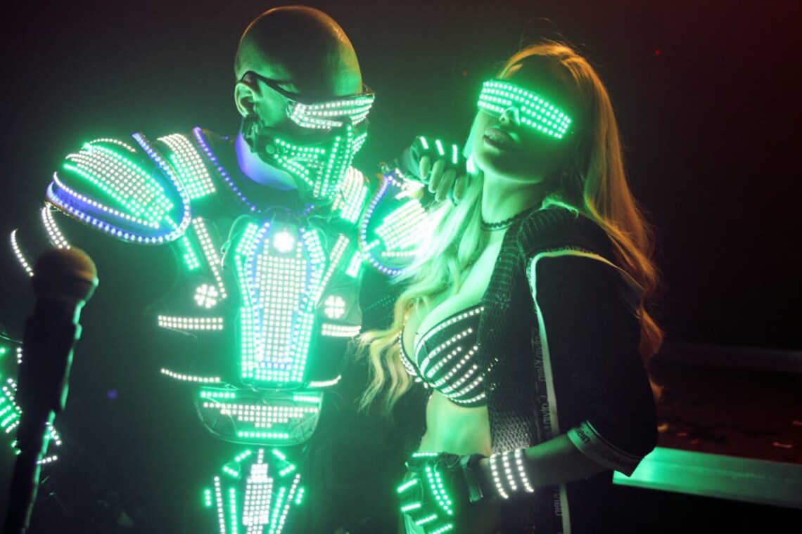 LED Mask Rave Mask Party Mask Led Costumes Festival Mask | Etsy